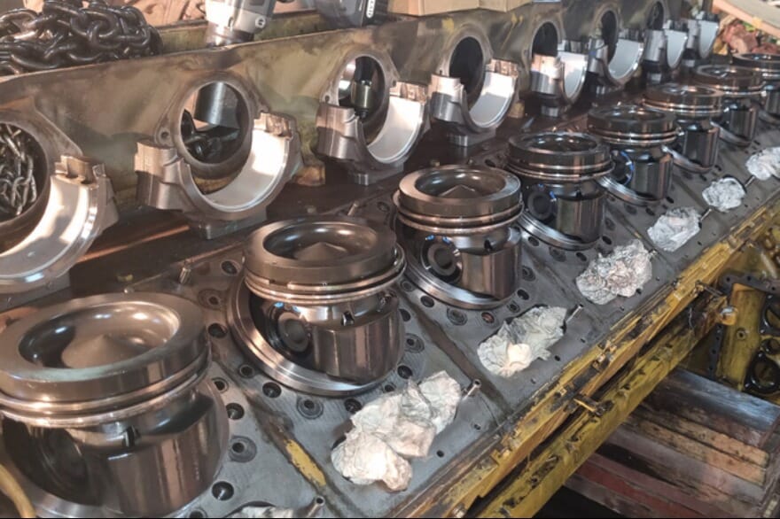 2x 3516B HD main engines & 3x 3408 Aux engines - Diesel Power International